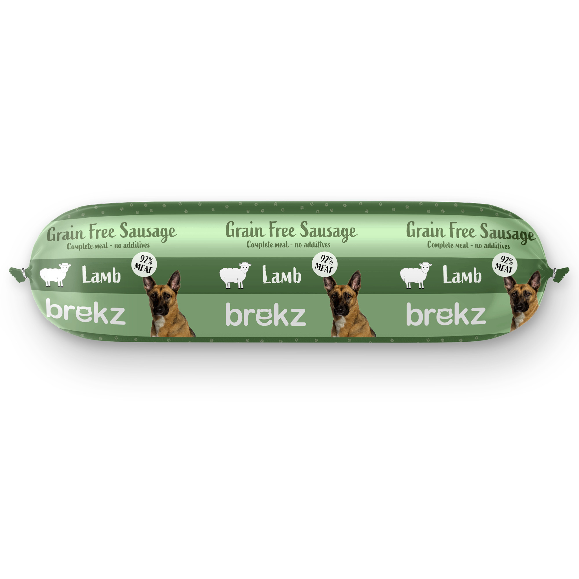 Brekz lam kornfri hundefoder - i pølseemballage | Billigt